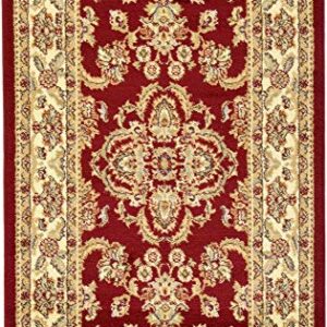 Unique Loom Voyage Collection Traditional Oriental Classic Intricate Design Area Rug (3' 3 x 5' 3 Rectangular, Red/Tan)