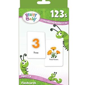 Brainy Baby 123s Flashcards: Introducing Numbers 1 to 20 Deluxe Edition