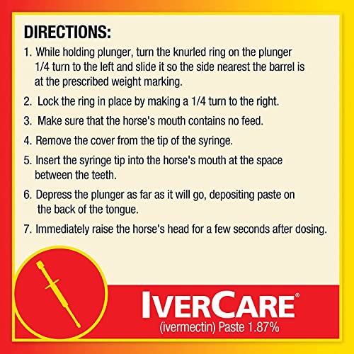 Farnam Ivercare Dewormer Paste, 6-Pack