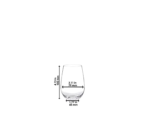 Riedel O Wine Tumbler O to Go White Wine Glass, Set of 2