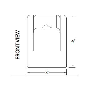 AMPLOCK U-BRU2516 | Heavy Duty Trailer Lock for 2-5/16" Ball Coupler | Patented 2-Parts Trailer Coupler Lock for Boat Trailer | Fits 2-5/16" Ball Trailer Coupler with Square Edge Design ONLY