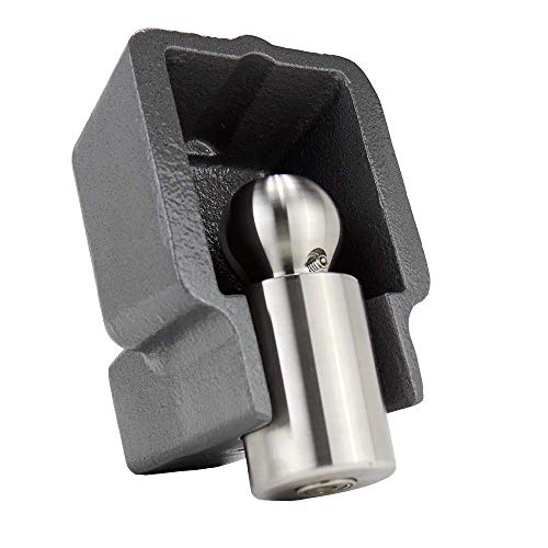 AMPLOCK U-BRU2516 | Heavy Duty Trailer Lock for 2-5/16" Ball Coupler | Patented 2-Parts Trailer Coupler Lock for Boat Trailer | Fits 2-5/16" Ball Trailer Coupler with Square Edge Design ONLY