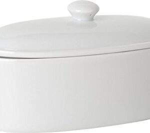 Trudeau Butter Boat, Medium, White