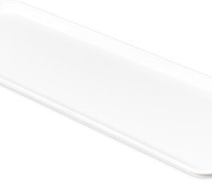 Carlisle FoodService Products 269FMT301 Food Service Display Tray, 9" x 26", White (Pack of 12)