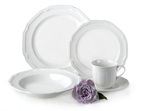 Mikasa Antique White 40-Piece Dinnerware Set, Service for 8