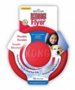 kong rubber flyer,large 2 pack, red