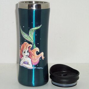 Disney Ariel Little Mermaid Travel Coffee Cup Mug Stainless Steel Theme Parks