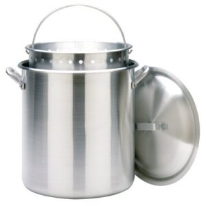 bayou classic 1200 120-quart aluminum stockpot with boil basket [lawn & patio]