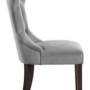 Dorel Living Clairborne Upholstered dining chair, set of 2, Gray