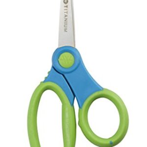 Westcott Kids Titanium Bonded Scissors, Pointed, 5", Color Varies (15987)