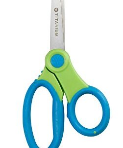 Westcott Kids Titanium Bonded Scissors, Pointed, 5", Color Varies (15987)