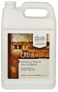 ultracruz - sc-395351 flax oil blend supplement for horses and livestock, 1 gallon