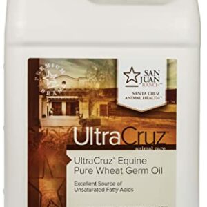 UltraCruz-sc-395355 Pure Wheat Germ Oil Supplement for Horses and Livestock, 1 Gallon