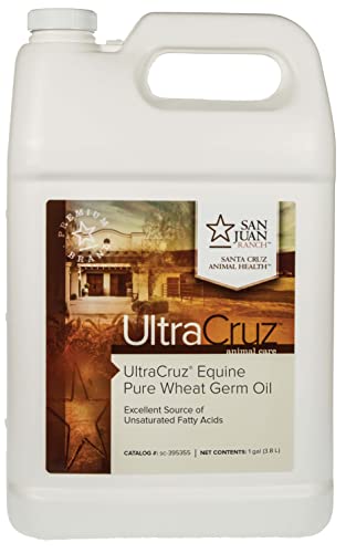 UltraCruz-sc-395355 Pure Wheat Germ Oil Supplement for Horses and Livestock, 1 Gallon