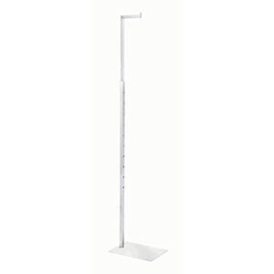 clothing display stand 49-78" (h) white