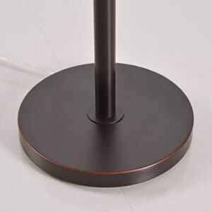 Kenroy 32408ORB Home Casey Tall Floor Lamp Oil-rubbed Bronze Finish, Small