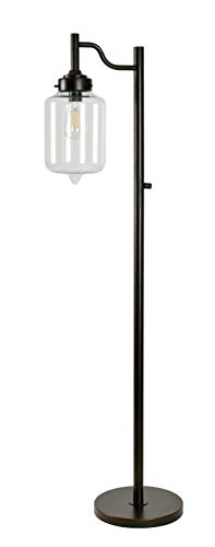 Kenroy 32408ORB Home Casey Tall Floor Lamp Oil-rubbed Bronze Finish, Small