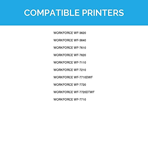 LD Products Remanufactured Ink Cartridge Replacement for Epson 252XL 252 XL T252XL220 High Yield (Cyan) to use with WF-3640, WF-7110, WF-7210, WF-7610, WF-7620, WF-7720, WF-7720DTWF