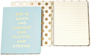 kate spade notebook, quick & curious (blue) (143527)