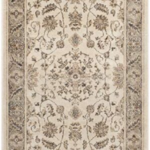 SAFAVIEH Vintage Collection Accent Rug - 2' x 3', Stone & Mouse, Oriental Traditional Distressed Viscose Design, Ideal for High Traffic Areas in Entryway, Living Room, Bedroom (VTG168-3410)