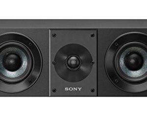 Sony SSCS8 2-Way 3-Driver Center Channel Speaker - Black, 4 Bookshelf Speaker System