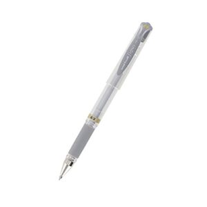 Uni-Ball Signo UM-153 Gel Ink Rollerball Pen, 1.0mm, Broad Point, Silver Ink, Pack of 12