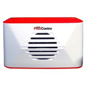 PestContro Portable Ultrasonic Rodent Repeller, Cordless Non-Lethal Pest Control, Dual Frequency, Mice Rats Squirrels Chipmunks Kitchen Office Garage Basement Shed Storage Attic