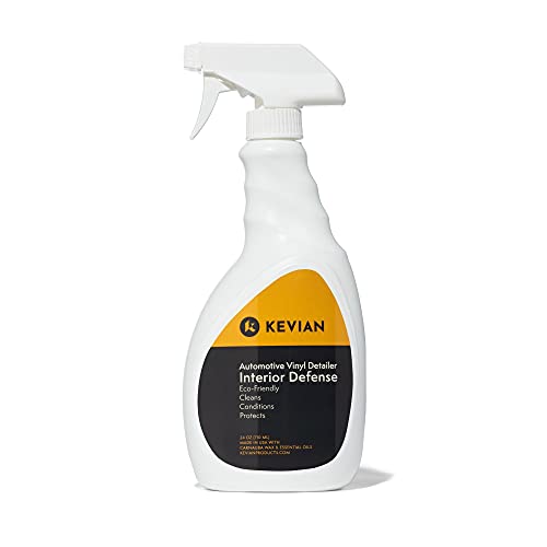 KevianClean Interior Defense Car Vinyl Protectant Dashboard Cleaner for Auto, RV, Boat, Marine, Aircraft - Best Treatment for Bonded, PU & Faux Leather Furniture - Matte Finish 24 oz