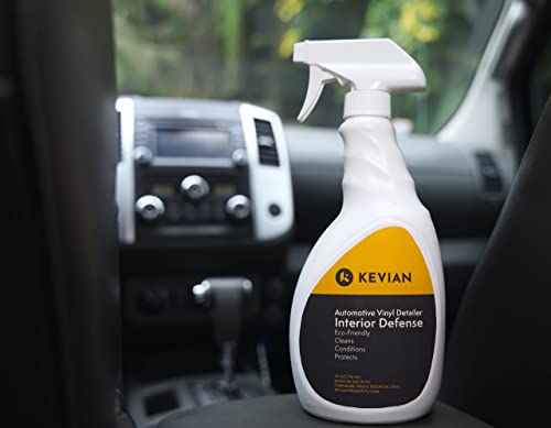 KevianClean Interior Defense Car Vinyl Protectant Dashboard Cleaner for Auto, RV, Boat, Marine, Aircraft - Best Treatment for Bonded, PU & Faux Leather Furniture - Matte Finish 24 oz