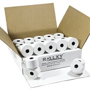 1 3/4" (44mm) X 220' Thermal Paper (50 Rolls) …