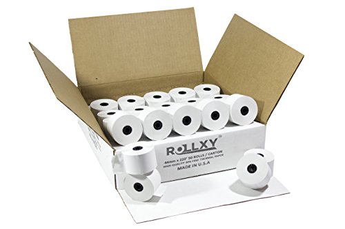 1 3/4" (44mm) X 220' Thermal Paper (50 Rolls) …