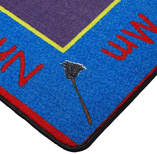 KidCarpet.com ABC Rainbow Seating Classroom Rug with 24 Seats, 7'6" x 12' Rectangle