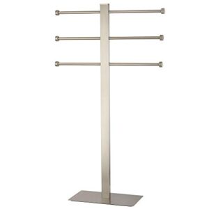 kingston brass ccs6028 edenscape freestanding towel-rack, brushed nickel