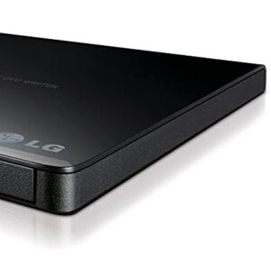 LG GP65NB60 8X USB 2.0 Super Multi Ultra Slim Portable DVD Writer Drive +/-RW External Drive with M-DISC Support - Black