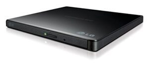 lg gp65nb60 8x usb 2.0 super multi ultra slim portable dvd writer drive +/-rw external drive with m-disc support - black