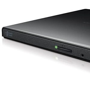 LG GP65NB60 8X USB 2.0 Super Multi Ultra Slim Portable DVD Writer Drive +/-RW External Drive with M-DISC Support - Black