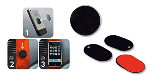 Magnetic Cell Phone Holder By EasyHold - For All Phone Sizes, Apple Or Android - Easy Install On Any Surface Including Desk, Wall, Or Car Dashboard