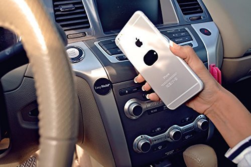 Magnetic Cell Phone Holder By EasyHold - For All Phone Sizes, Apple Or Android - Easy Install On Any Surface Including Desk, Wall, Or Car Dashboard