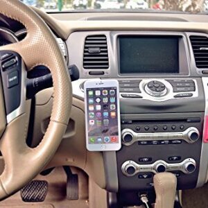 Magnetic Cell Phone Holder By EasyHold - For All Phone Sizes, Apple Or Android - Easy Install On Any Surface Including Desk, Wall, Or Car Dashboard