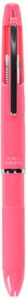 pilot multi-pen body, hi-tec-c coleto 500, coral pink body (lhkc-50c-cp)