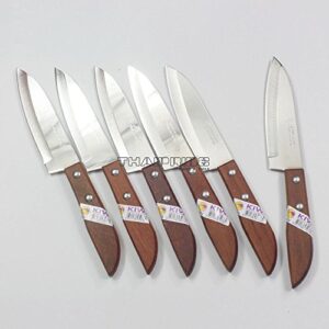 thai kitchen steak knives stainless steel knives kiwi 503 6 pcs per set