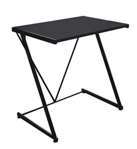 urban shop z-shaped student desk, black