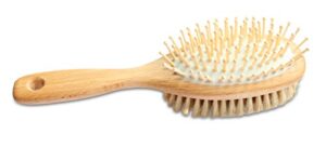 mars professional wood pin and bristle brush for horses, mane and tail, made in germany