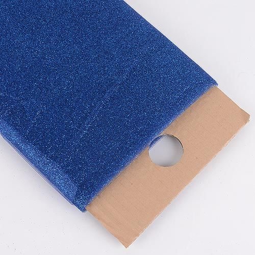 AK TRADING CO. 54" Inch X 10 Yards Premium Glitter Tulle Fabric Bolt (Navy Blue)