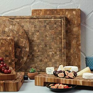 BUTCHER BLOCK RECTANGLE CUTTING BOARD (L)