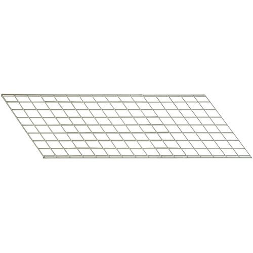 Global Industrial Wire Shelving Wire Mesh Deck (Shelf), 48"W x 24"D, 1/4" Thick Gray Epoxy Finish, 3" Openings, Reinforced