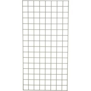 Global Industrial Wire Shelving Wire Mesh Deck (Shelf), 48"W x 24"D, 1/4" Thick Gray Epoxy Finish, 3" Openings, Reinforced