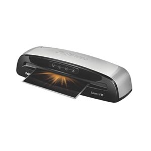 Fellowes Saturn 3i 95 Thermal Laminator Machine for Home or Office with Pouch Starter Kit, 9.5 inch, Fast Warm-Up, Jam-Free Design(5735801)