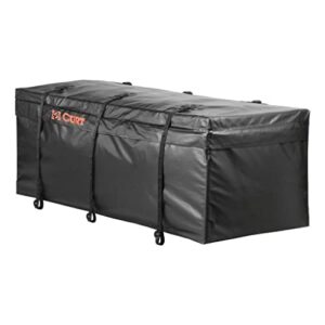 curt 18211 56 x 22 x 21-inch weather-resistant black vinyl cargo bag for hitch carrier