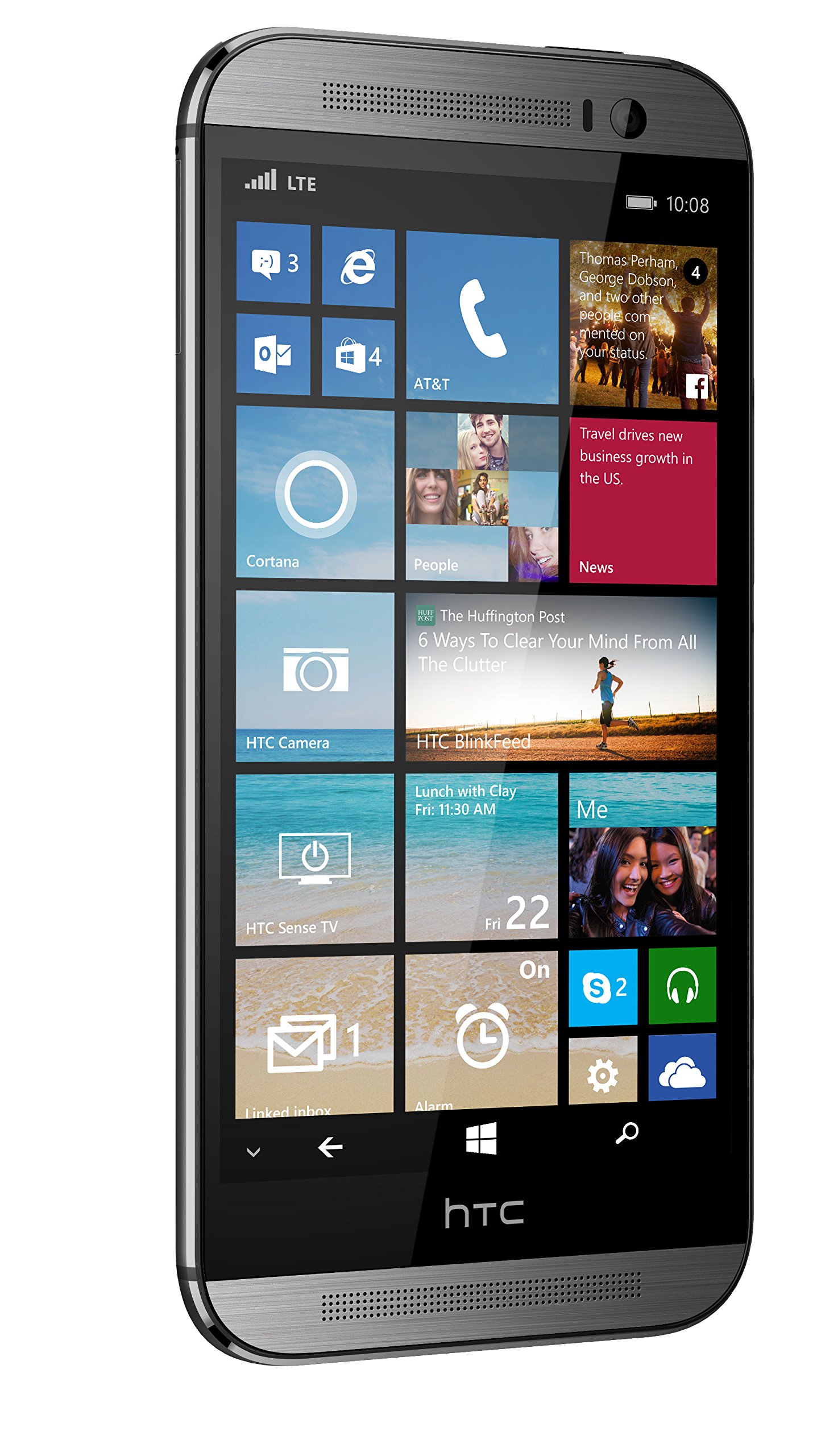 HTC One M8 for Windows, Gunmetal Grey 32GB (AT&T)